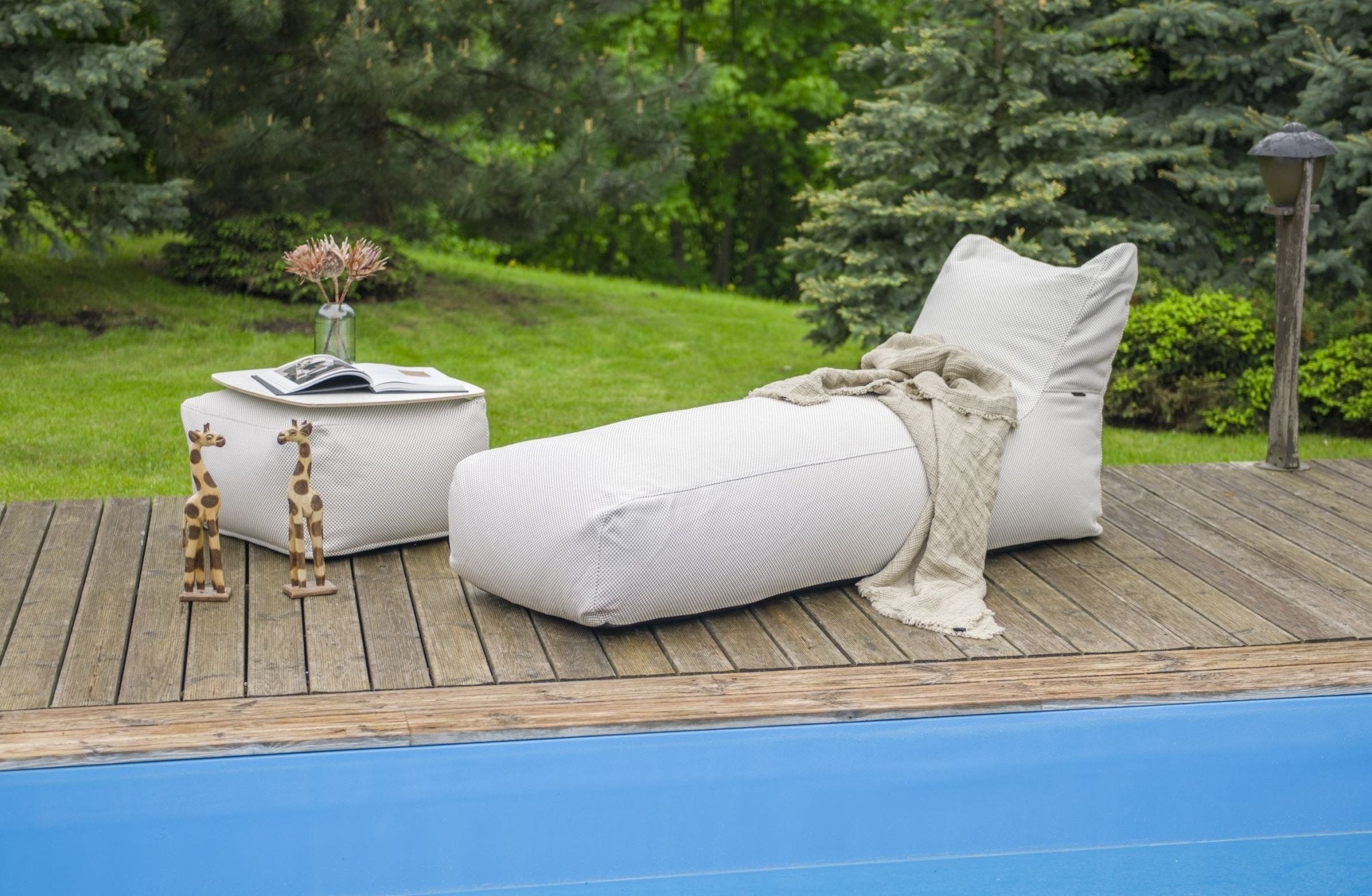 Outdoor Sitzsack SUNBED wetterfest Terrasse Pool